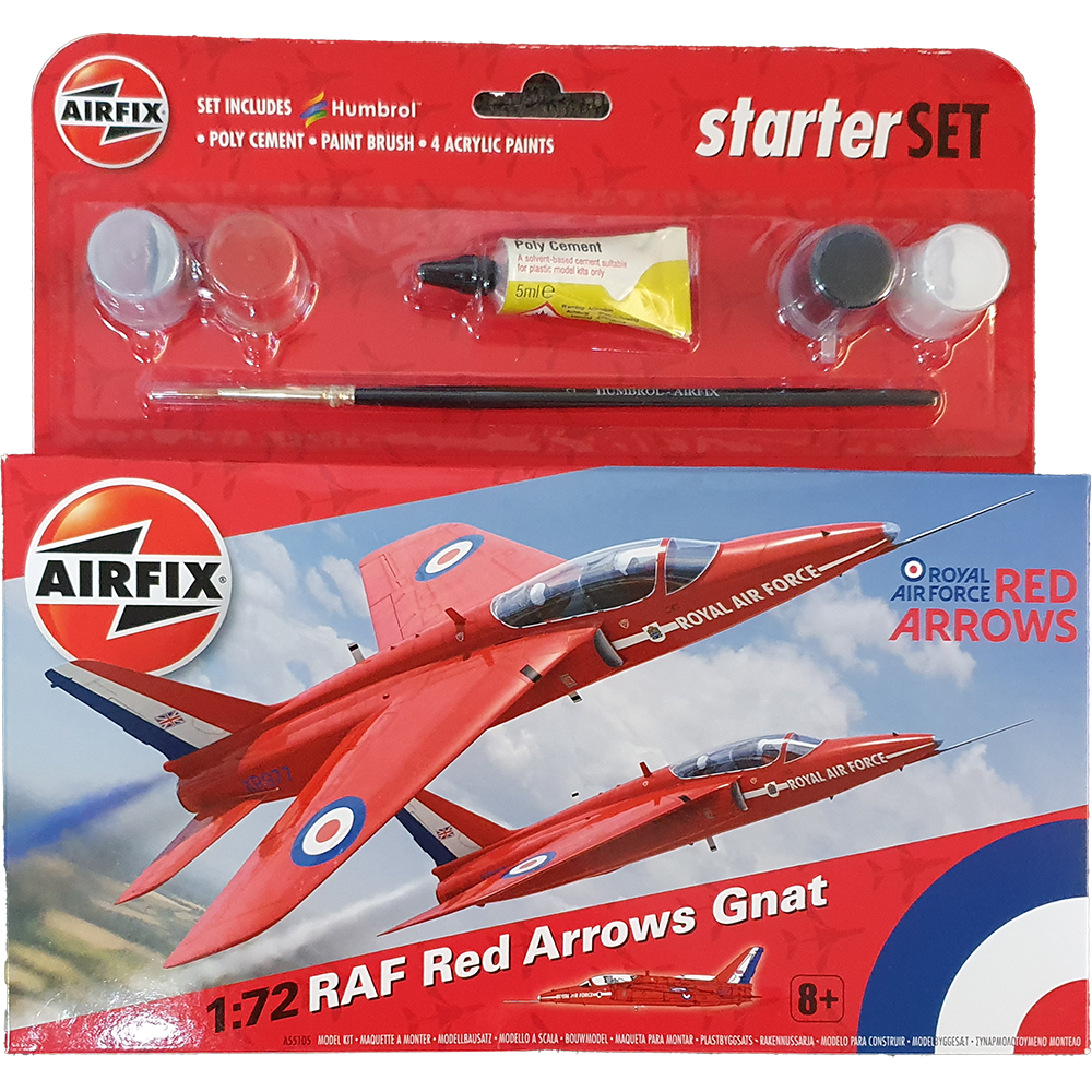 Red Arrow Gnat 1:72 Airfix – New England Models and Hobbies