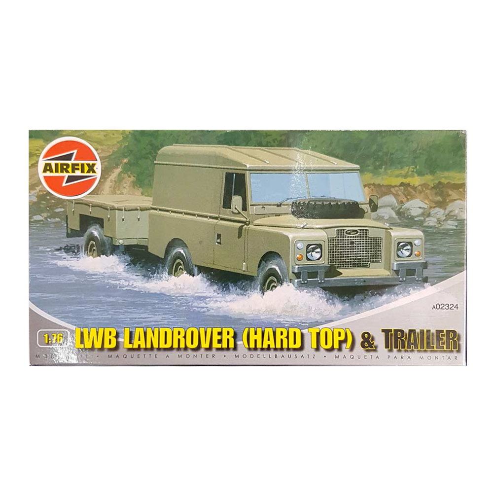LWB Landrover Hard Top 1:76 scale - Airfix – New England Models and Hobbies