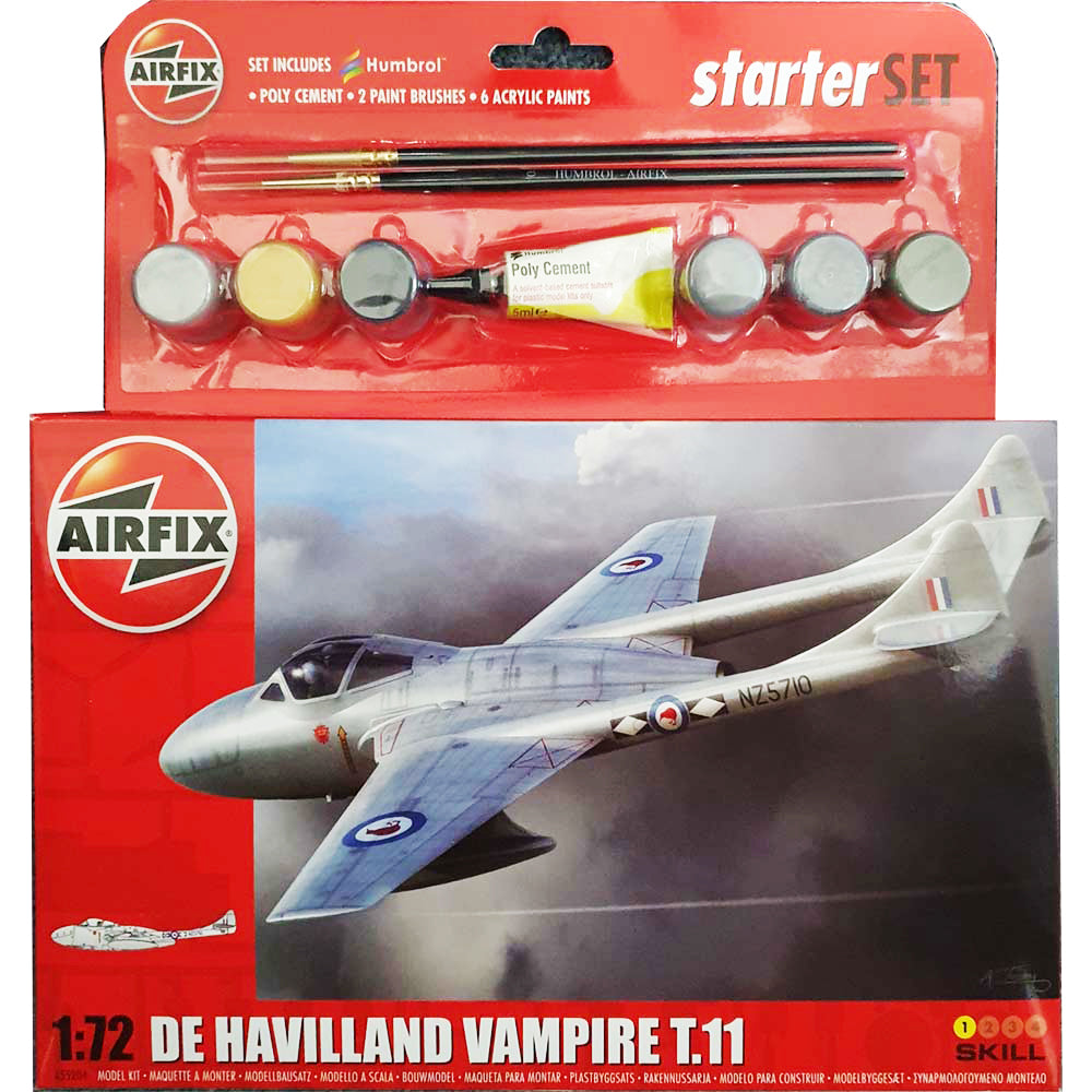 Vampire De Havilland TII 1:72 - Airfix – New England Models and Hobbies