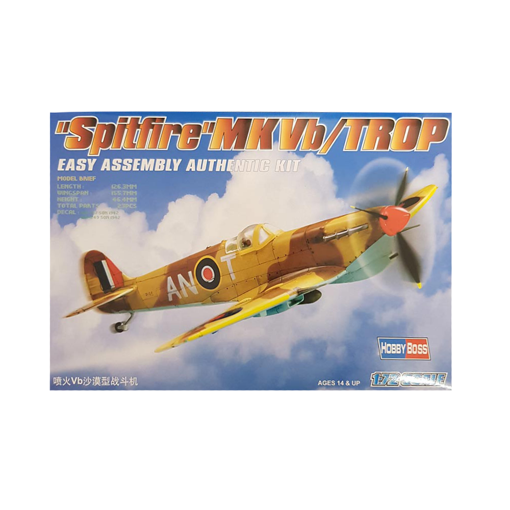 Spitfire Mk Vb Trop 1:72 - Hobbyboss – New England Models and Hobbies