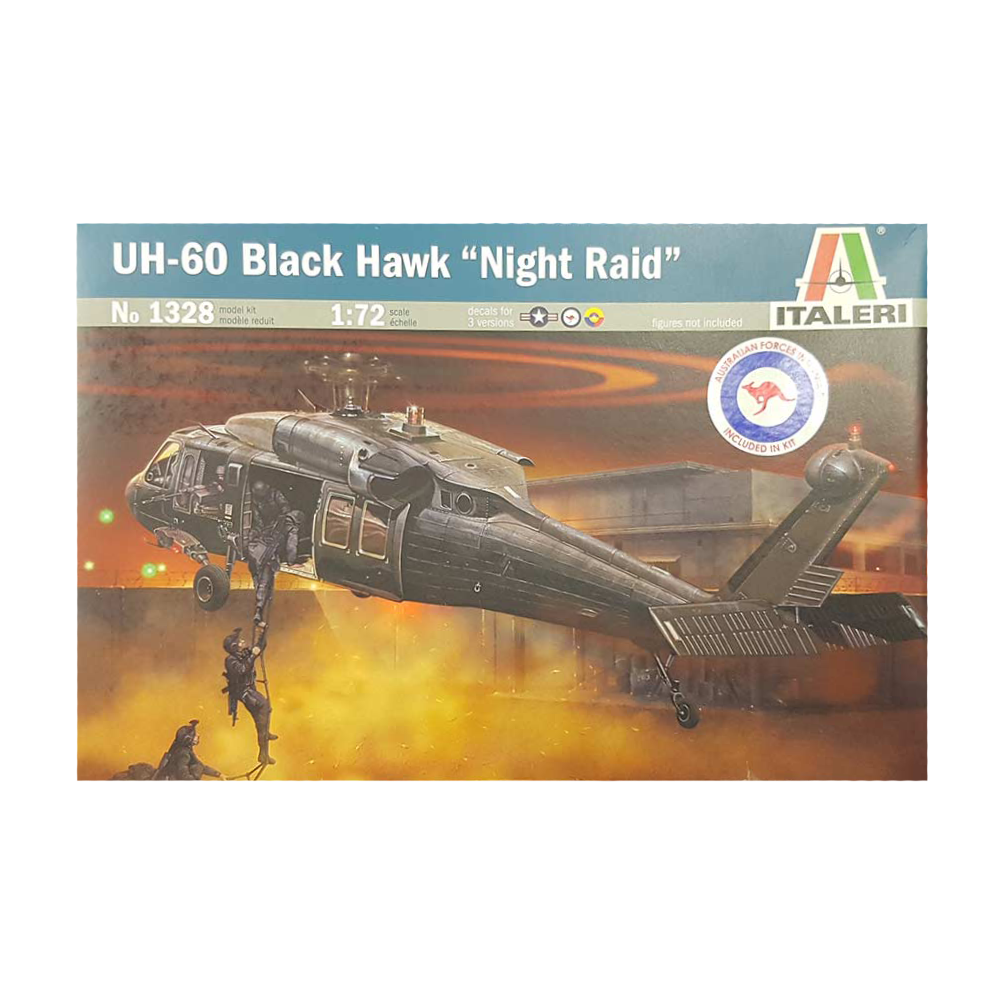 Black Hawk UH-60/MH-60 1:72 - Italeri Aus Decals – New England Models ...