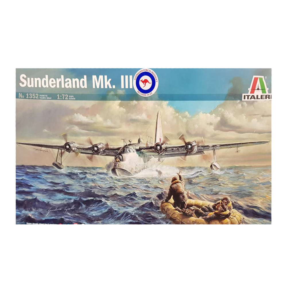 Sunderland MKIII 1:72 scale - Italeri – New England Models and Hobbies