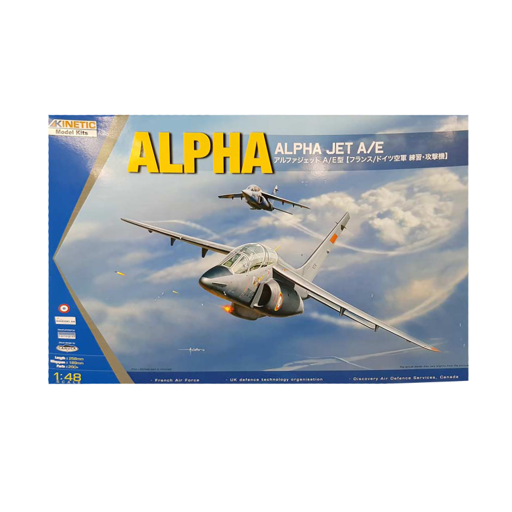 Alpha Jet A/E 1:48 - Kinetic – New England Models and Hobbies
