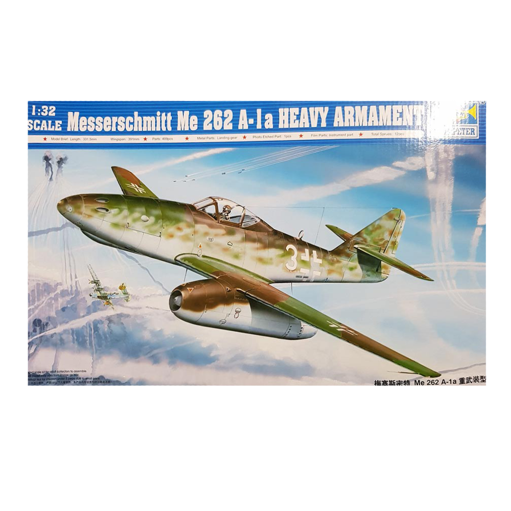 Messerschmitt ME 262 A-1a 1:32 - Trumpeter – New England Models and Hobbies
