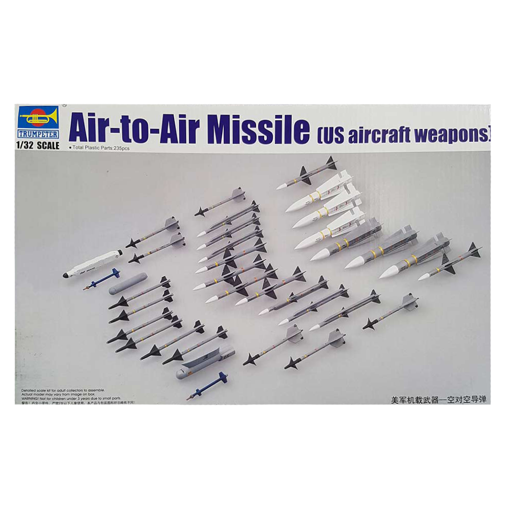 Weapons Kits - Air to Air Missile 1:32 scale - Trumpeter – New England ...