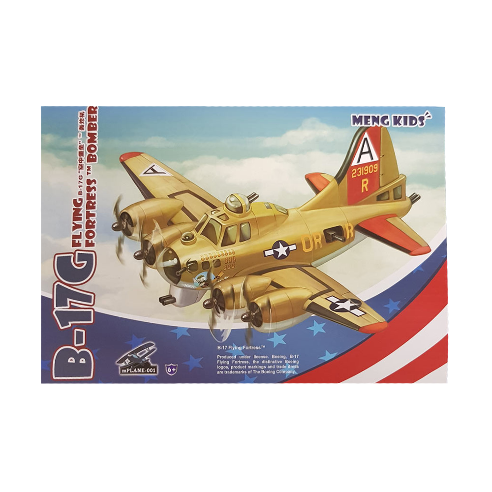 B-17G Flying Fortess Bomber (for kids) - Meng Kids – New England Models ...
