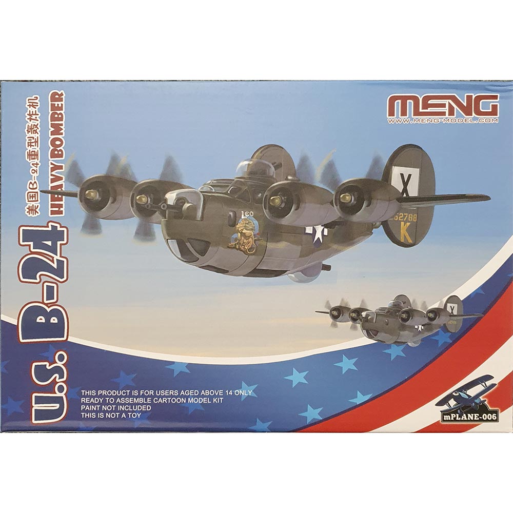 B-24 Liberator Bomber (for kids) - Meng Kids – New England Models and ...